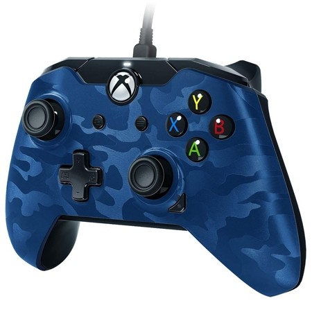 PDP Wired Controller for Xbox One / Xbox Series / PC- Blue Camo Gaming ...