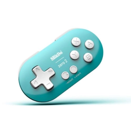 8BitDo Zero 2 Bluetooth Controller Turquoise Edition